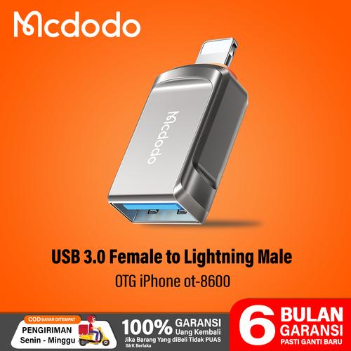 Jual MCDODO Adapter OTG iPhone To USB 3.0 Converter Flashdisk Hardisk ...