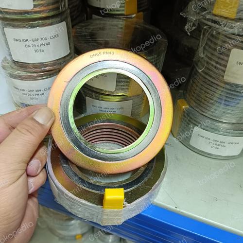Jual Spiral Wound Gasket PN 40 Carbon Steel 3" inch DN 80 - Jakarta ...