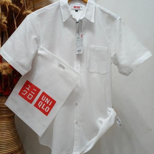 Jual kemeja lengan pendek UNIQLO ukuran jumbo ukuran M L XL XXL 3XL 4XL ...