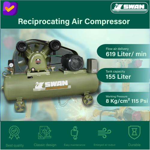 Jual SVP 205 + Motor Teco 5 HP Kompresor Udara Swan - Kota Tangerang ...