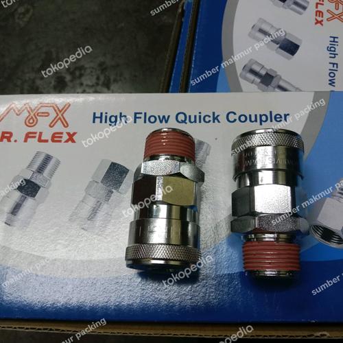 Jual quick coupler SM600 drat 3/4" MR Flex socet male thread coupler ...