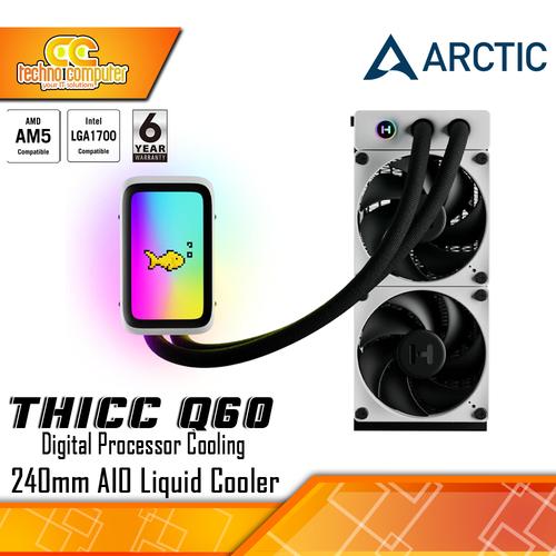 Jual CPU COOLER HYTE THICC Q60 Digital Processor Cooling - 240mm AIO ...