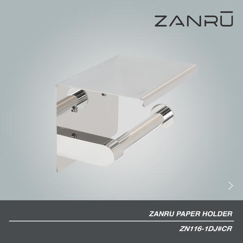 Promo ZANRU Paper Holder ZN116-1DJ | Gantungan Tisu - Stainless Steel ...