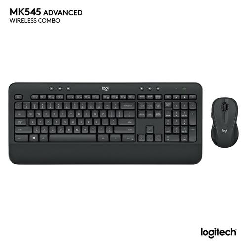 Jual Logitech MK545 Keyboard dan Mouse Wireless Advanced Full Size ...