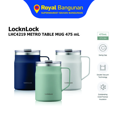 Jual LocknLock LHC4219 Tumbler Metro Mug 475ml - NAVY - Kab. Tangerang ...