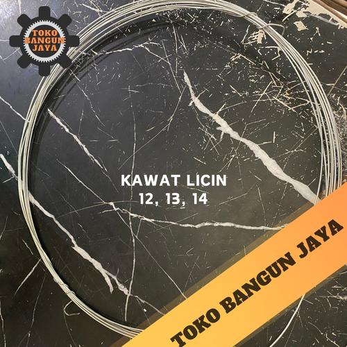 Jual Kawat Licin / Kawat Seng Galvanis no 12, 13, 14 per 1/2 kg - 12 ...