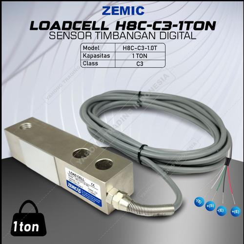 Jual Load Cell Timbangan Digital 1TON Loadcell Zemic H8C 1 TON - Jakarta Barat - Yahong Trading ...