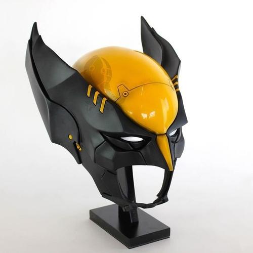Jual helm half face SNI custom karakter cosplay Wolverine ukuran XL ...
