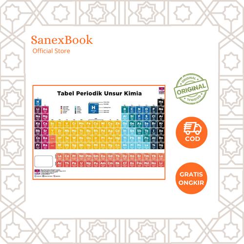 Promo Tabel Periodik Unsur Kimia - Tim Bip - Kota Bandung - Sanex Book Store | Tokopedia