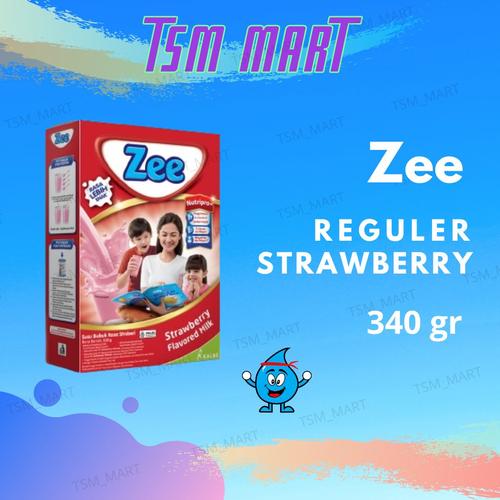 Jual Zee Reguler Strawberry 340 gr Susu Bubuk Enak Sehat dan Bernutrisi ...