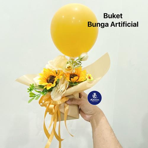 Jual Dqueen Florist - Buket bunga artificial unik bisa custom nuansa ...
