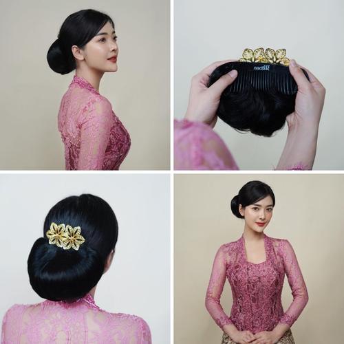 Jual nadiSSE Sanggul Rambut Modern Putri Jawa/ Cepol Rambut Praktis ...