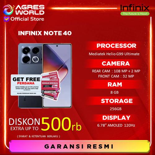 Promo INFINIX NOTE 40 8GB/256GB - GARANSI RESMI INFINIX INDONESIA ...