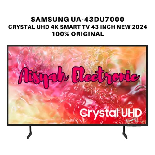 Jual SMART TV SAMSUNG 43DU7000 NEW SERIES 2024 GARANSI RESMI - Kota ...