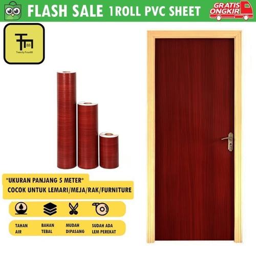 Promo 60CM x 5M Wallsticker PVC Sheet Lemari,Meja,Bangku & Pintu Sudah ...