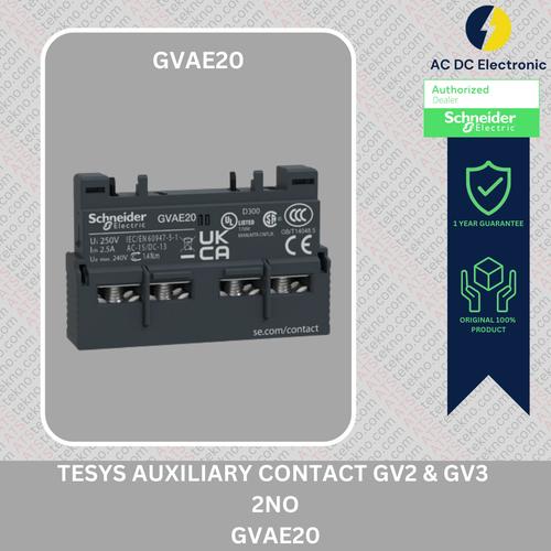 Jual Schneider Auxiliary Contact 2 NO GV2 GV3 GVAE20 - Kota Surabaya ...