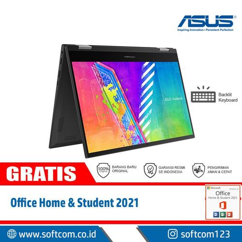 Jual Asus VivoBook Go 14 Flip TP1400KA-HD421 /Celeron N4500/4GB/256GB ...