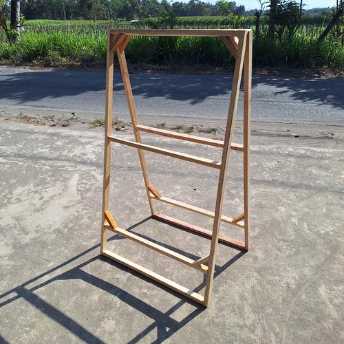 Jual Rangka stand banner kayu ukuran 50 x 100cm - Kab. Blitar - Max.res ...