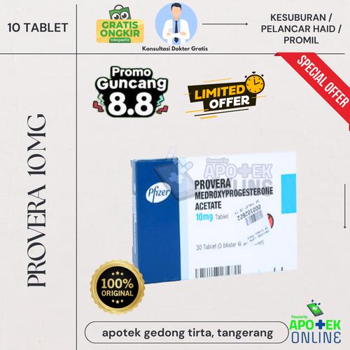 Jual PROVERA 10MG 1 STRIP 10 TABLET - Kota Tangerang - Apotek Gedong ...