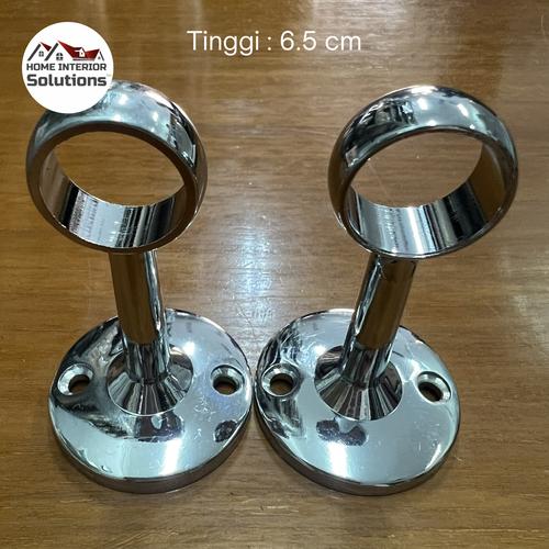 Jual Bracket Tiang model Tembus ukuran 3/4" Chrome - Jakarta Barat ...