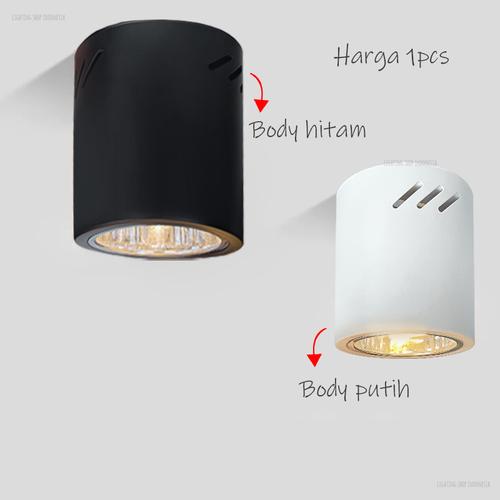Jual Lampu downlight outbow bulat 4in lampu dinding fiting e27 4 inch ...