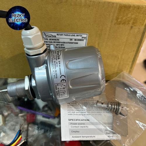Jual ROTARY PADDLE LEVEL SWITCH FINETEK SE3800BCRK IP65 5A 250VAC 5A ...