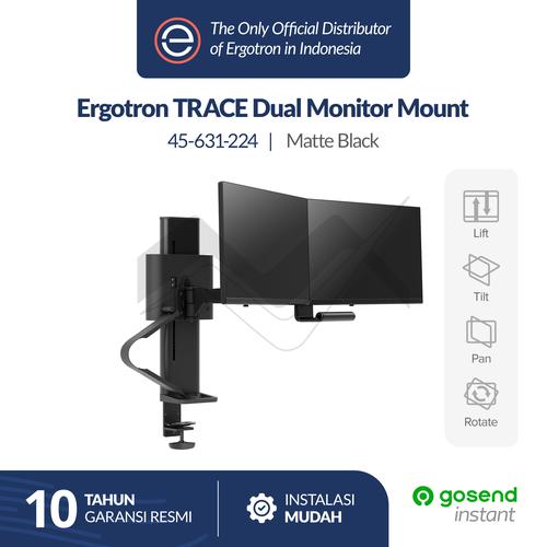 Promo Ergotron TRACE Dual Monitor Mount (matte black) - (45-631-224) Cicil 0% 3x - Jakarta Barat ...