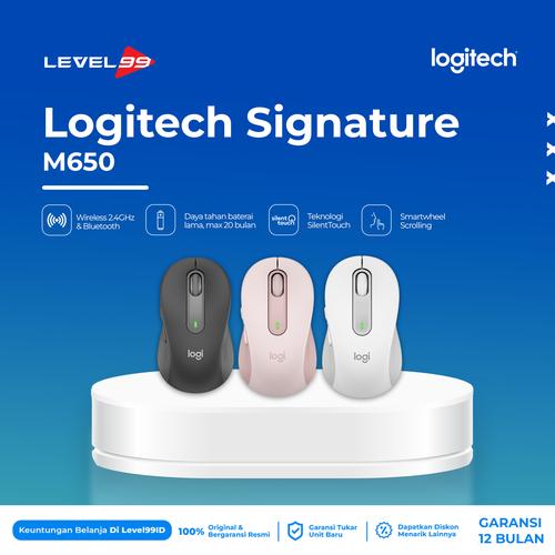 Jual Logitech M650 L/M650L Signature Wireless Mouse and Bluetooth ...