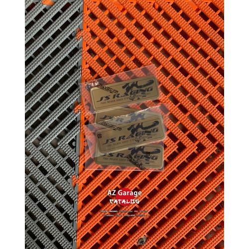 Jual JS Racing Waza Metal Emblem Plate - Gold - Kab. Sidoarjo - AZ ...