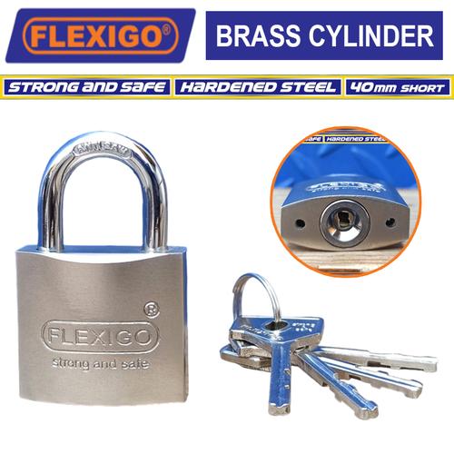 Jual Gembok Anti Maling 40 mm Pendek Flexigo Silinder Kuningan Anti ...