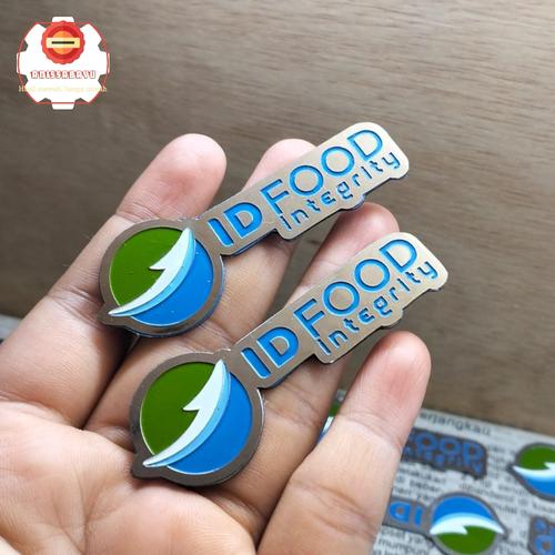 Jual CUSTOM PIN / BROS LOGO PERUSAHAAN PRIBADI (CONTOH IDFOOD) PIN JAS ...