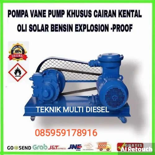 Jual Pompa Gear Pump 300LPM Pompa Khusus Cairan Kental Oli Solar Vane Pump size in out 2 inc ...