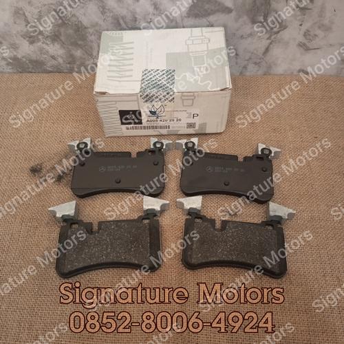 Jual A0054202520 KAMPAS REM BELAKANG BRAKE PAD W218 CLS63 W212 E63 AMG ...