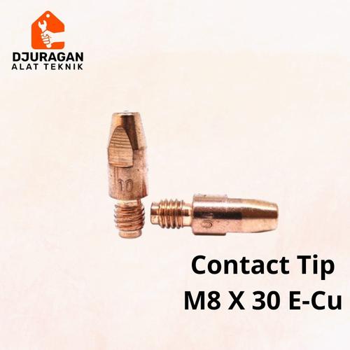 Jual Contact Tip M8 x 30 E-Cu Wintech / KONTAK TIP STANG LAS MB36KD - Kab. Sidoarjo - DJuragan ...