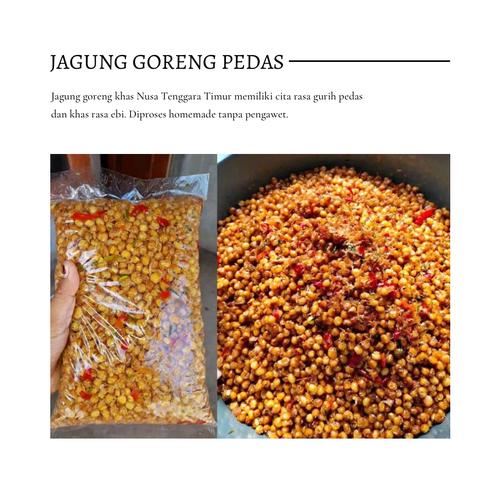Jual Jagung Pulut Marning Goreng Pedas Khas NTT Nusa Tenggara Timur ...