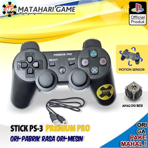 Jual Stik Stick PS3 PREMIUM PRO Sixaxis Motion Sensor +Analog Besi ...