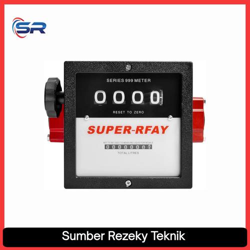 Jual FLOW METER SUPER-RFAY 4 DIGIT SERIES 999 UKURAN 1" INCHI - Jakarta ...
