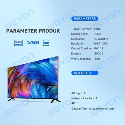 Jual Weyon Sakura Tv Led 27 Inch Tv Digital 60Hz Monitor Komputer Lcd ...