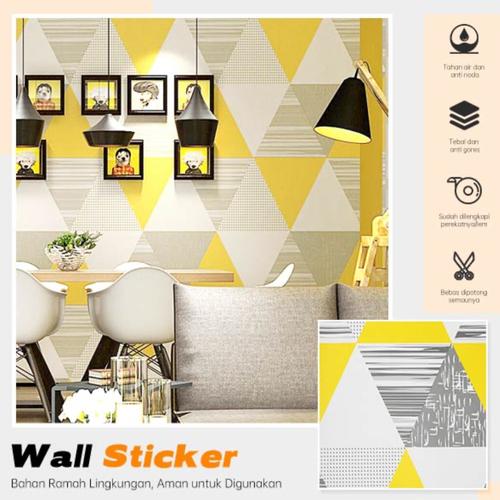 Jual Wallpaper Sticker 45 x 800 cm Wallsticker Ruang Tamu Kamar ...