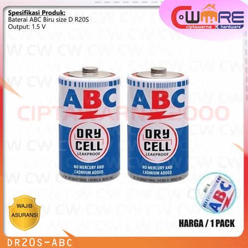 Jual Baterai D Eveready 1250 Super Heavy Duty -Battery hitam besar 1250 ...