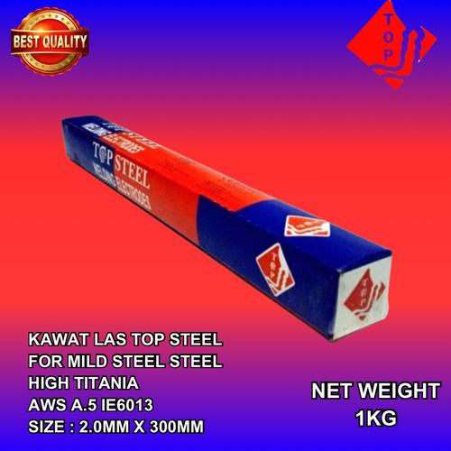 Jual Kawat Las Listrik Baja/Besi TOP STEEL size 2.0mm x 300mm - 1kg - Jakarta Timur - VN CLASS ...