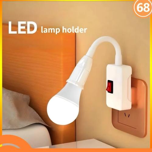 Jual Fitting Colok Holder Lamp Ukuran E27/Fitting Colok+Saklar Flesibel ...