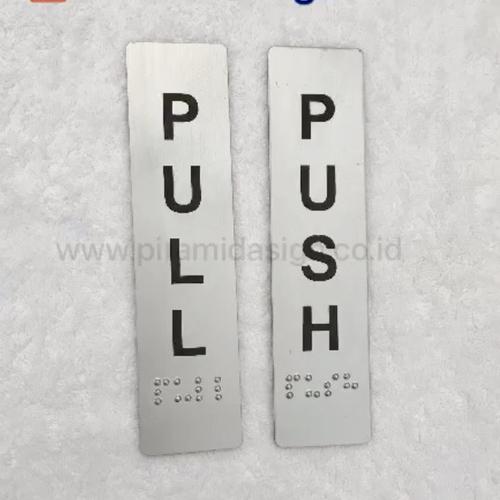 Jual Sign Braile Push Pull Custom - Kota Surabaya - Piramida ...