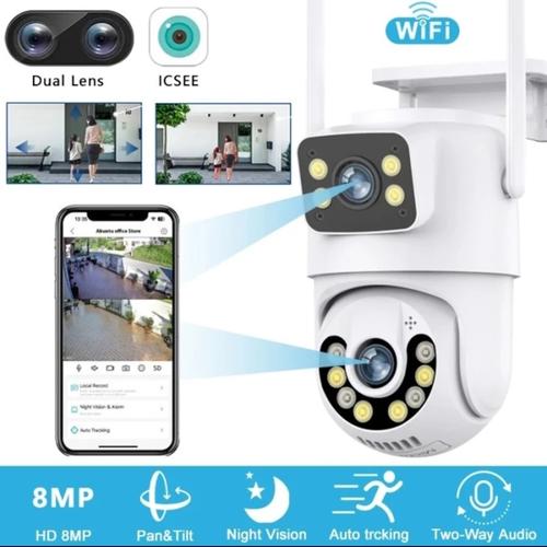 Promo kamera CCTV PTZ OUTDOOR 10 MP App ICSEE Home Security Camera IP ...