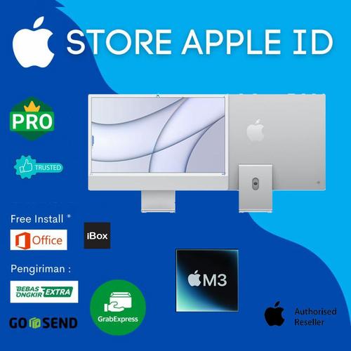 Jual apple imac M3 Chips 2023 24" 8Core GPU Retina Garansi Resmi Apple ...