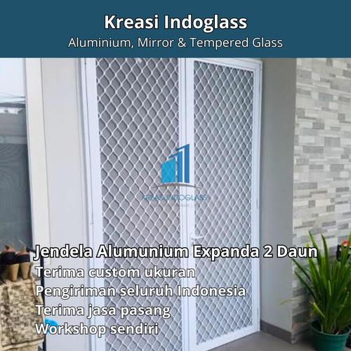 Jual Pintu Alumunium Expanda 1 dan 2 daun - 2 Daun, 120x250cm UP - Kab ...