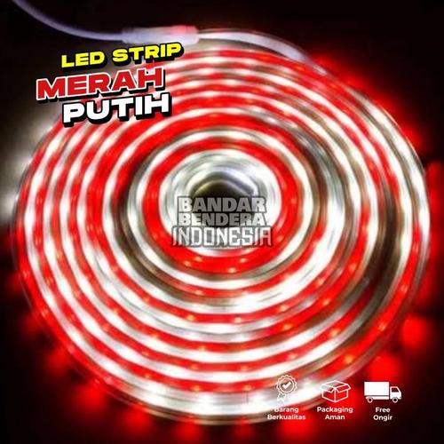 Jual LAMPU LED STRIP MERAH PUTIH SPESIAL DEKORASI DIRGAHAYU HUT RI ...