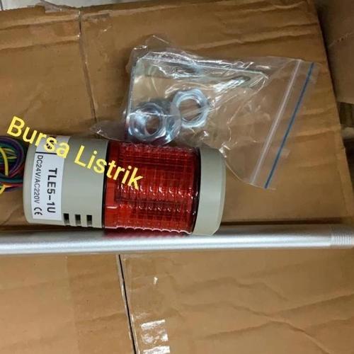 Jual LAMPU TOWER 1 WARNA 220v NYALA DIAM Tower Light termasuk tiang ...