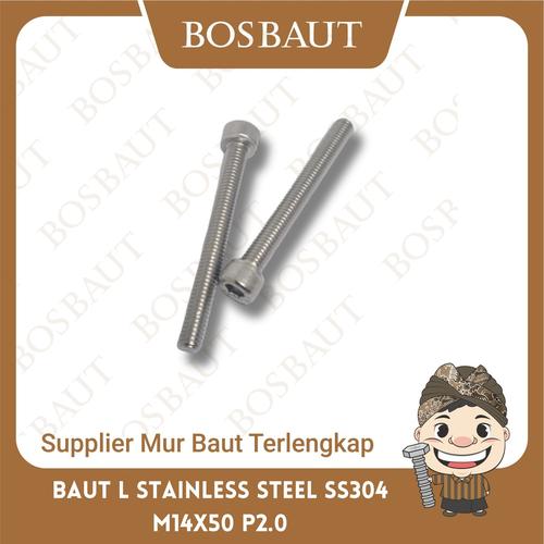 Jual Baut L Stainless SS304 M14X50 P2.0 - Kota Surabaya - Bos Baut ...