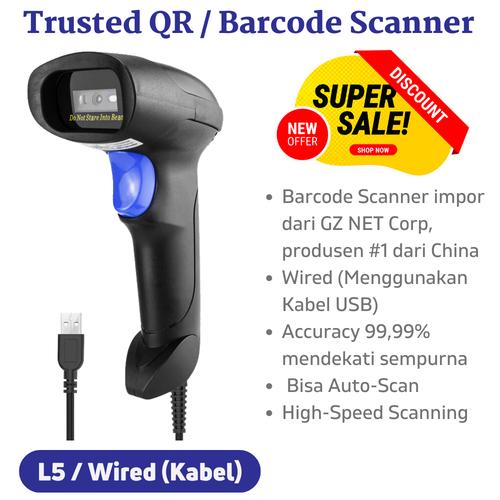 Promo The Trusted Barcode or QRCode Scanner Wired / Wireless 1D / 2D ...